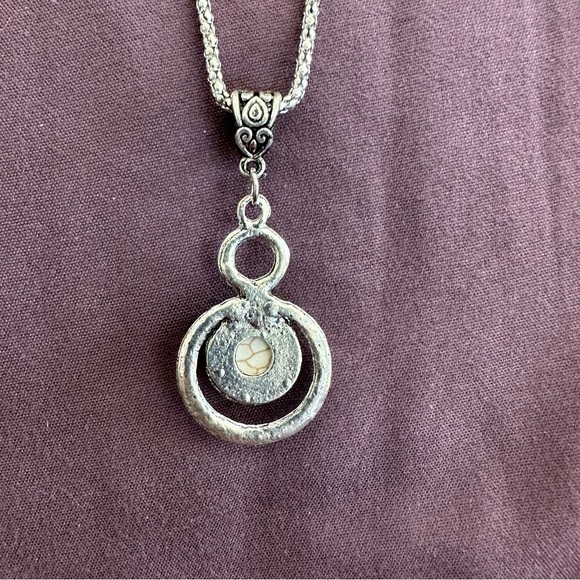 Jewelry | Antique Round White Stone Necklace | Poshmark